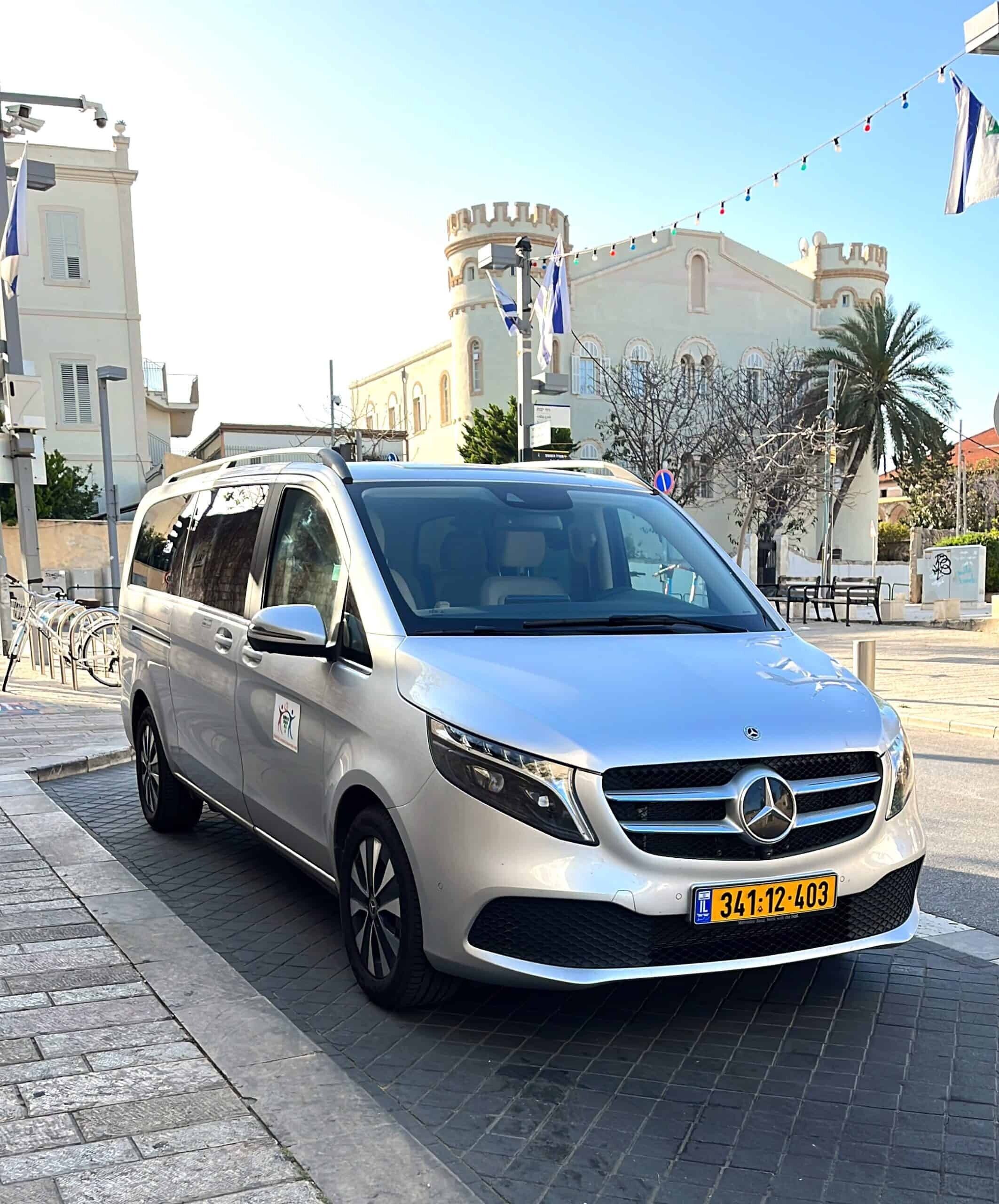 Mercedes V-Class Van in Israel: Driver Included